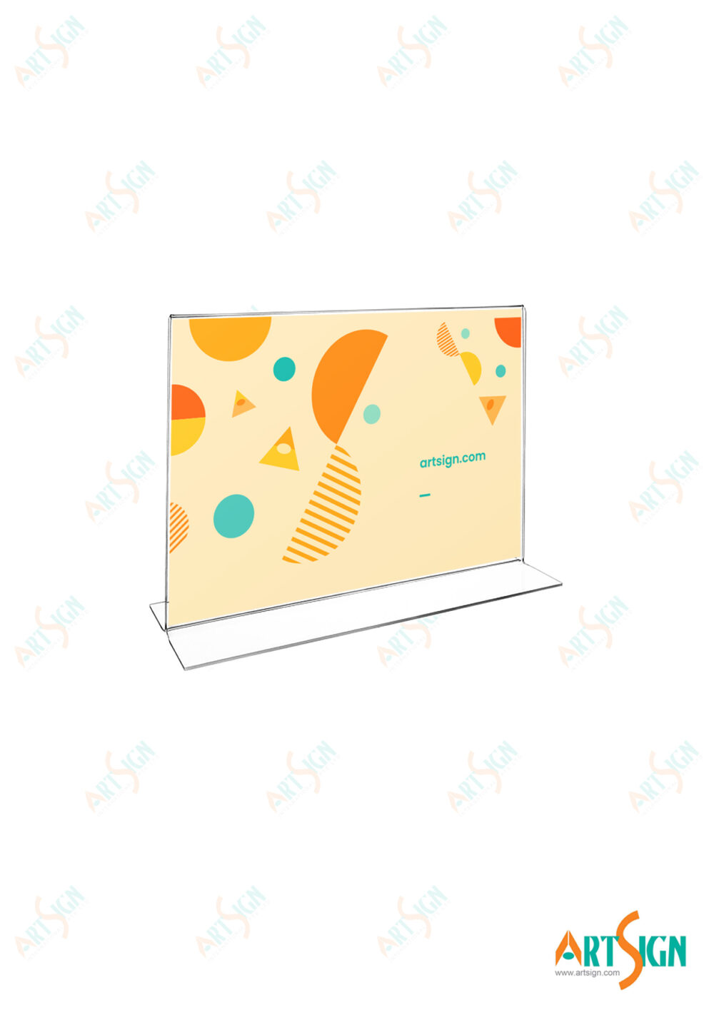 Acrylic card stand A4 T Landscape – Artsign