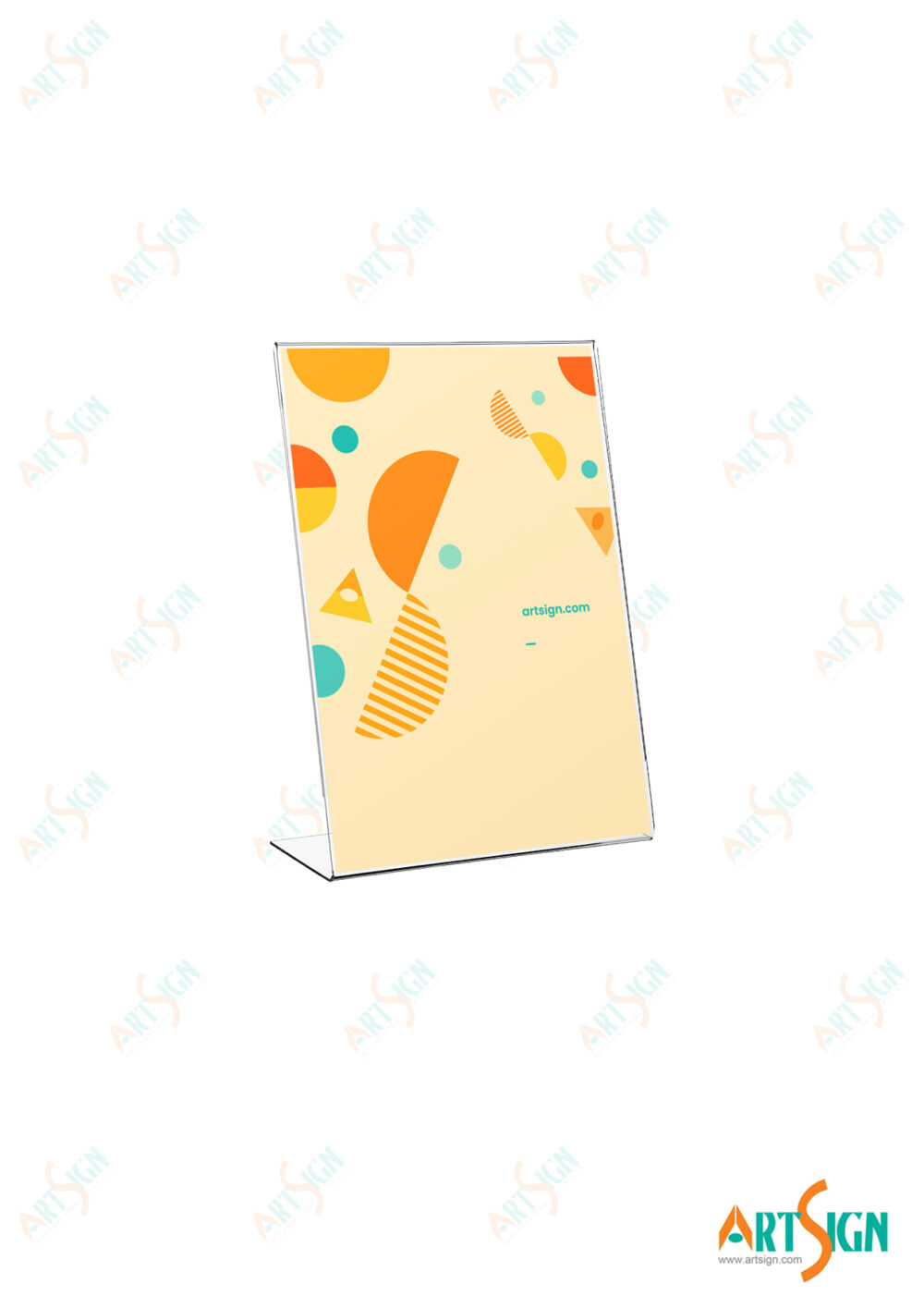 Acrylic card stand A5 L Portrait – Artsign