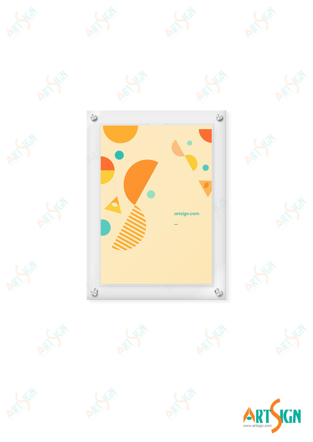 Acrylic Pocket Frame come with spacer A4 – Artsign