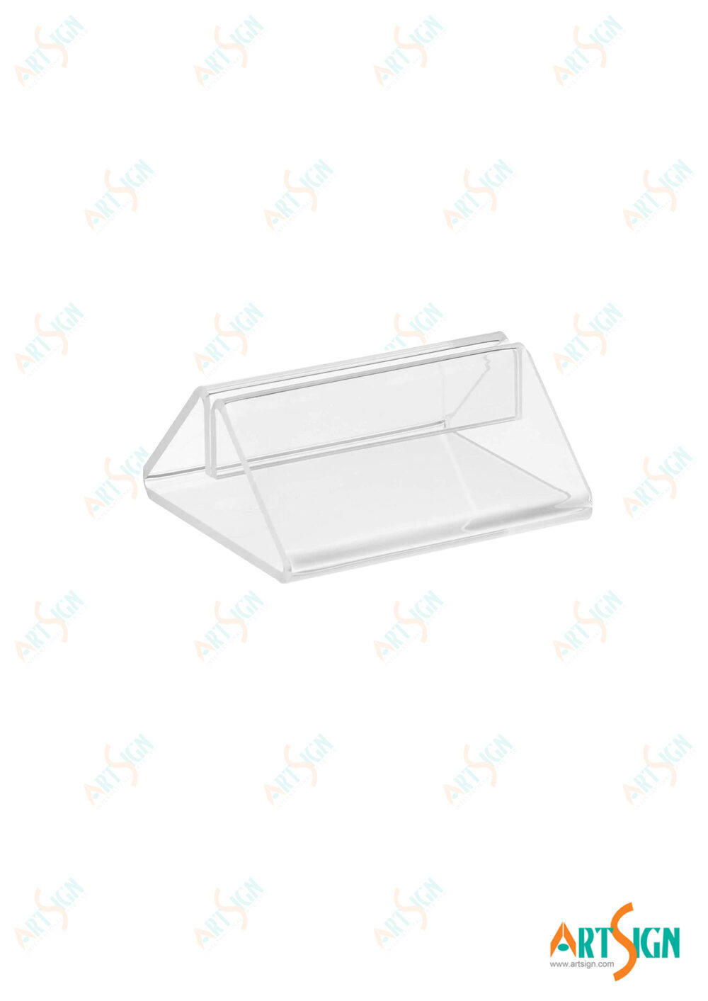 Acrylic Triangle Card Stand 100 x 60 x 50mm – Artsign