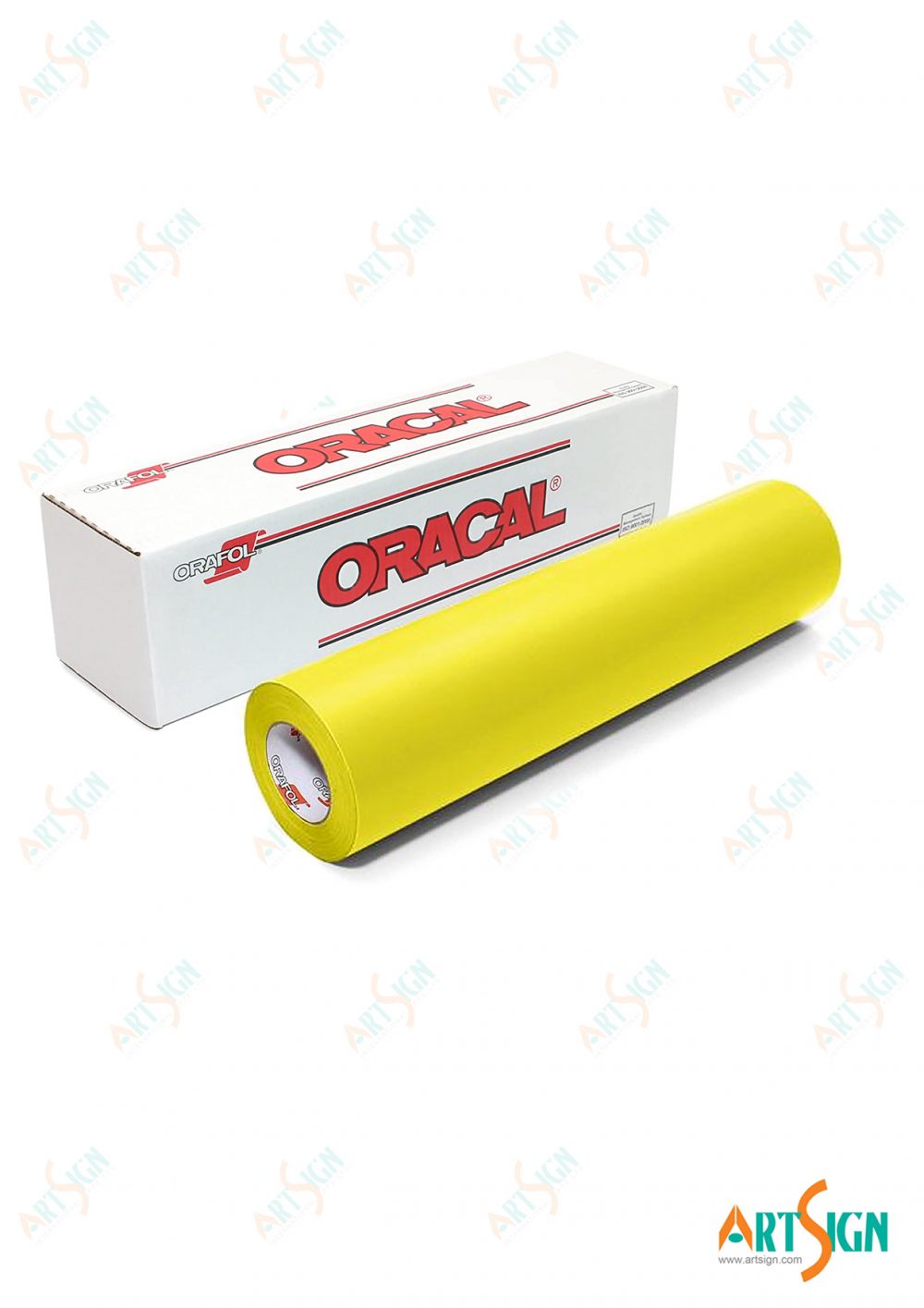 Vinyl Sticker Lemon Yellow M25 1.26m x 0.5m – Artsign