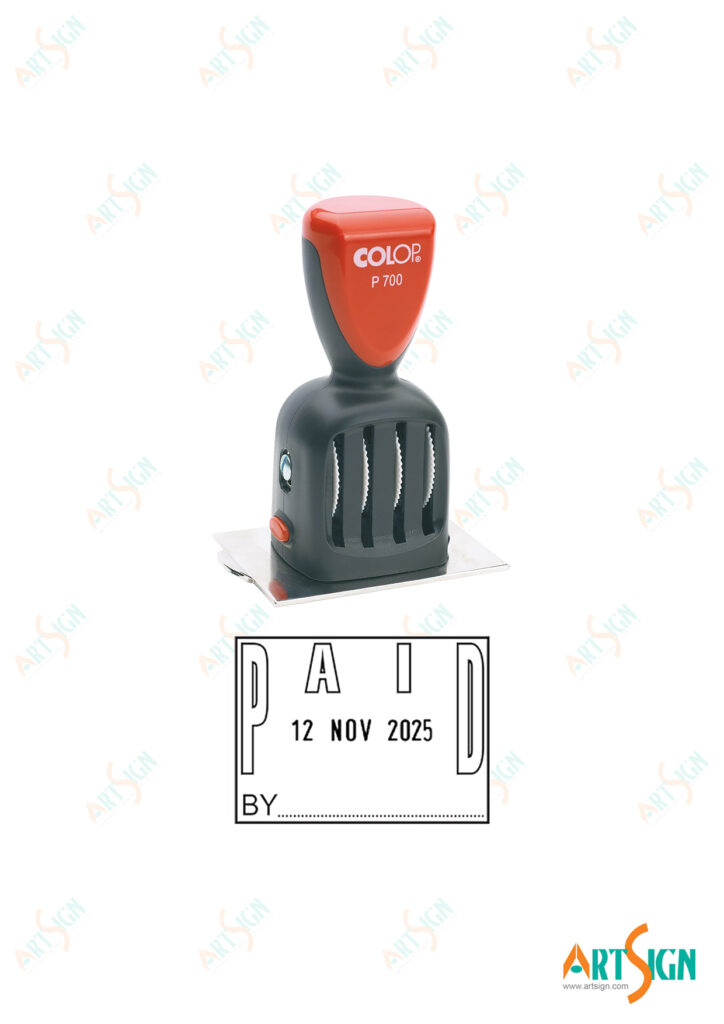 Rubber Stamp Date P700 50 x 35mm – Artsign